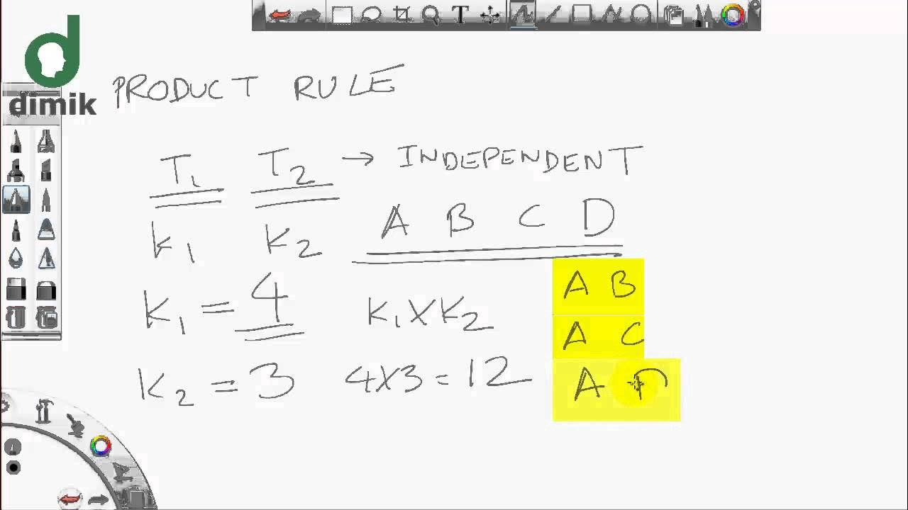 CS101 - Discrete Mathematics - Product Rule - YouTube