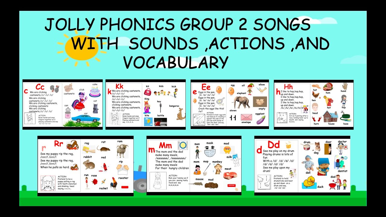 JOLLY PHONICS GROUP 2 C k e h r m d SONGS SOUNDS ACTIONS AND JOLLY PHONICS GROUP 2 C k e h r m d SONGS SOUNDS ACTIONS AND