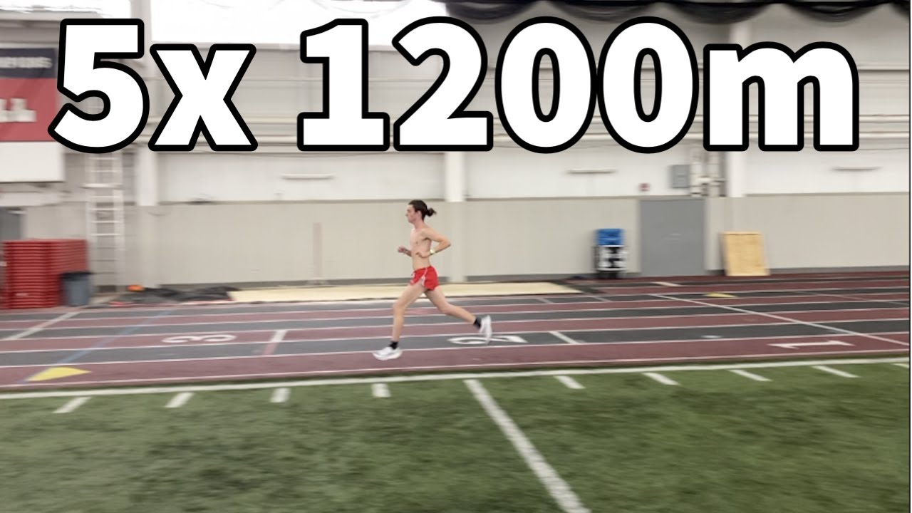 5x 1200m w/ 1:30 rest / Struggling with running - YouTube