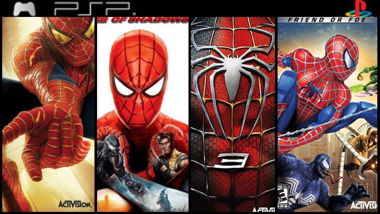 Spider-Man Video Games on the PSP - YouTube