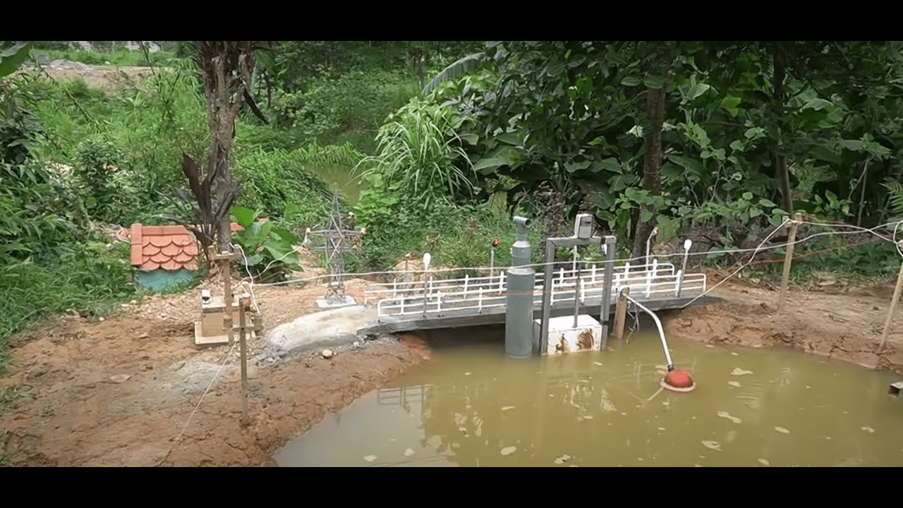 How to create your own mini hydroelectric dam, vegetable irrigation ...