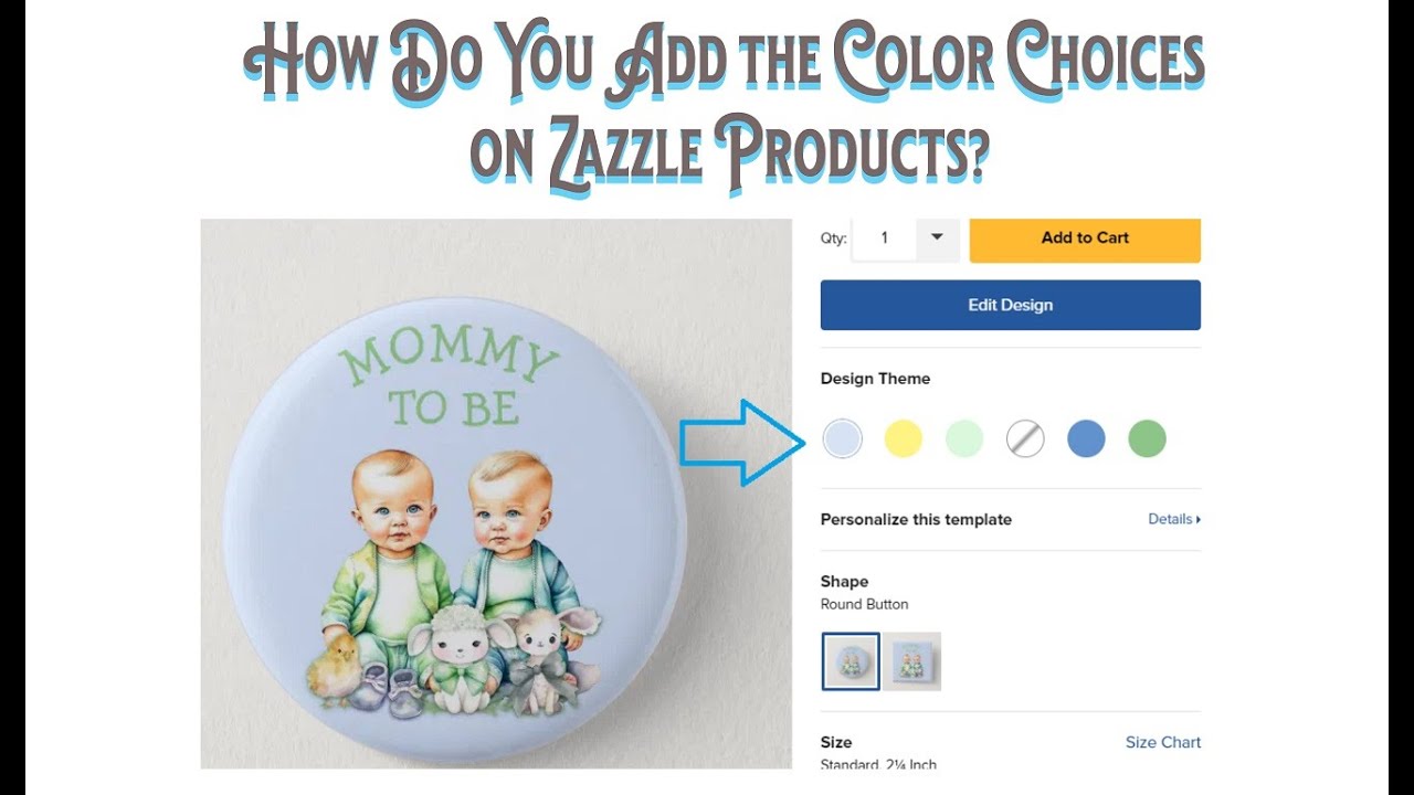 How to Add the Different Color Option to Your Zazzle Products, aka ...
