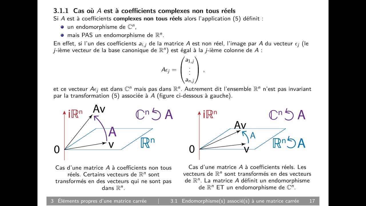 Valeurs et vecteurs propres cours 3 : éléments propres d'une matrice ...