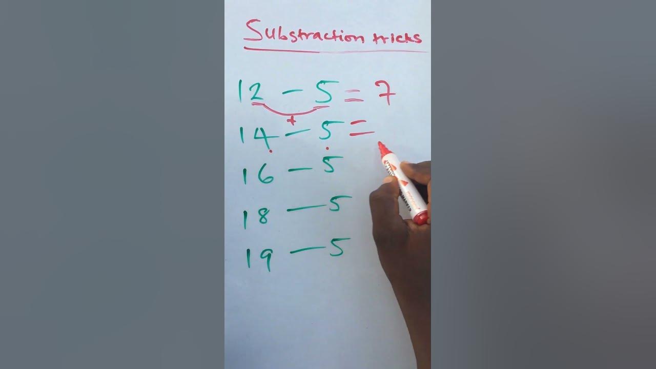 Subtraction Tricks Youtube
