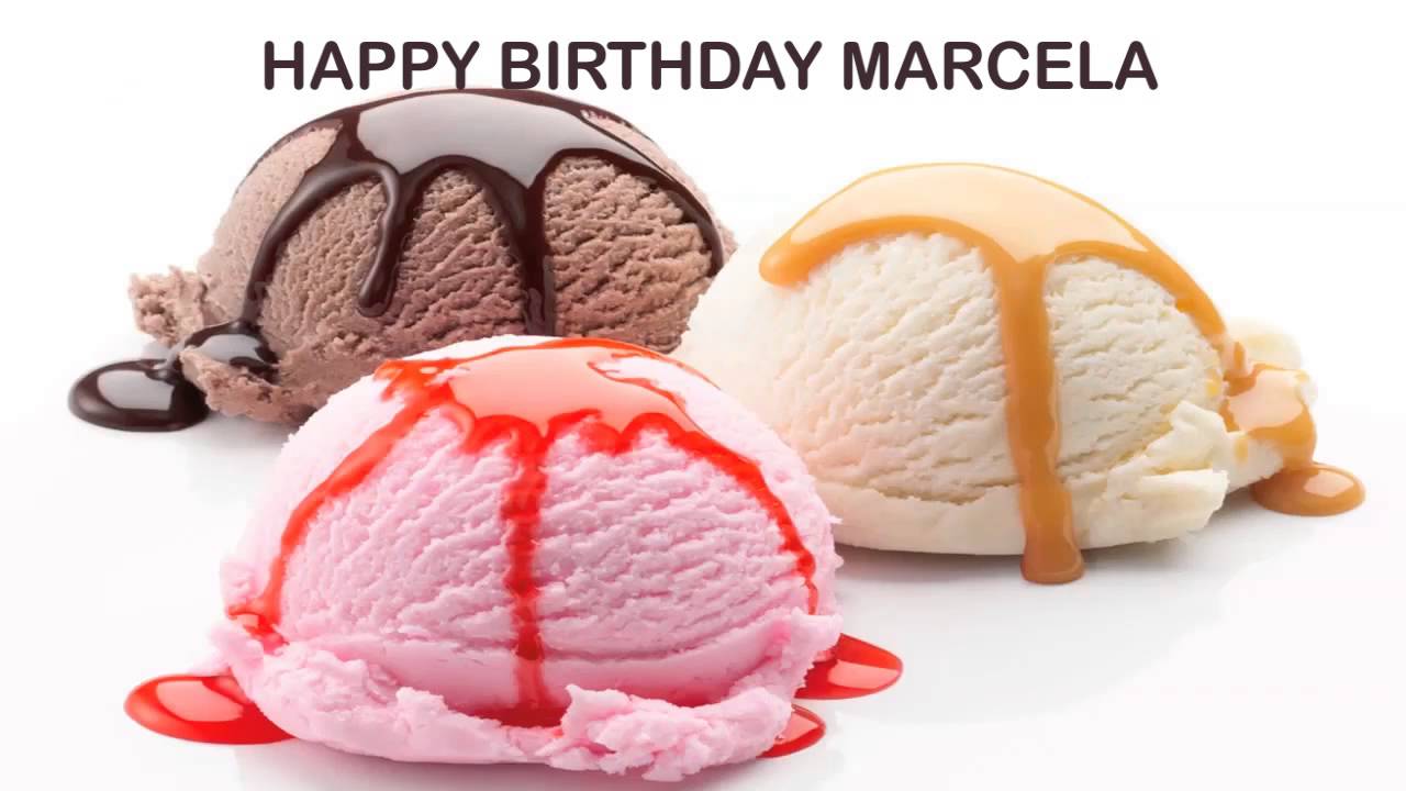 Marcela Ice Cream & Helados y Nieves - Happy Birthday - YouTube