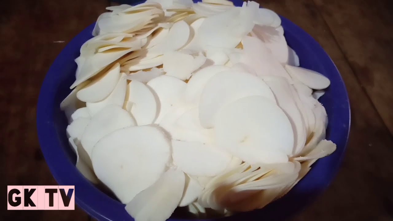 ASLI KRIUK TANPA BAHAN TAMBAHAN| Cara membuat keripik singkong dengan ...