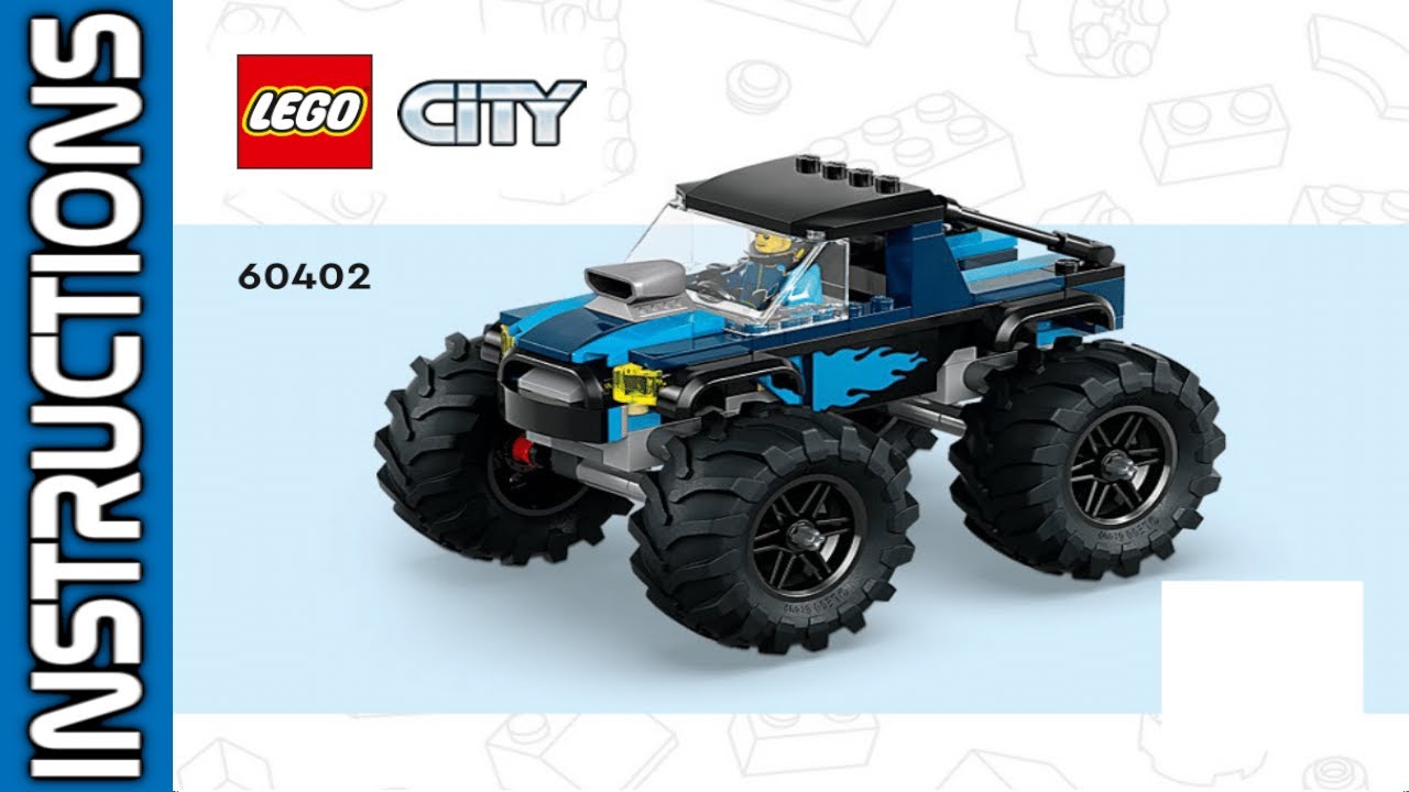 LEGO 60402 instructions | City | 2024 | Blue Monster Truck # ...