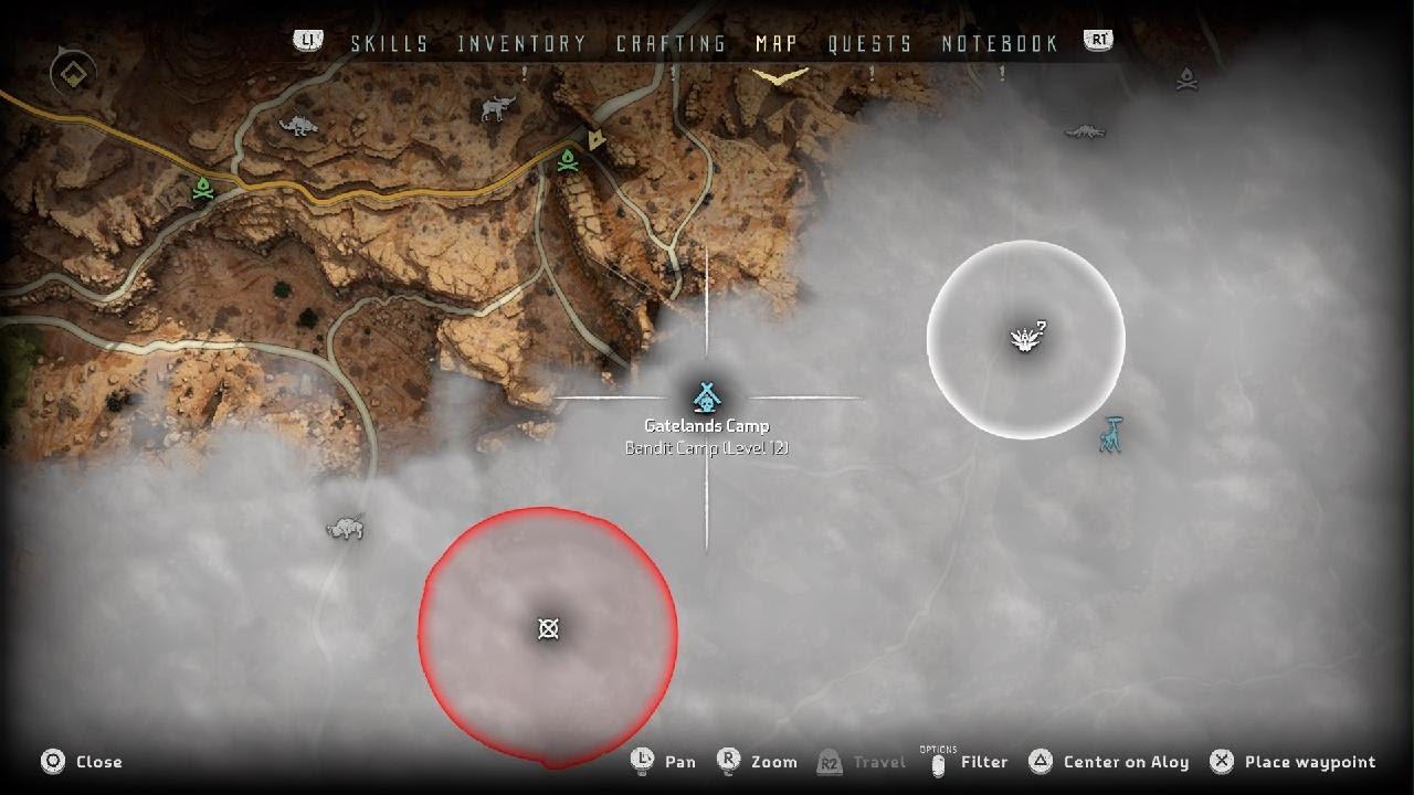 Horizon Zero Dawn: Bandit Camp Gatelands - YouTube