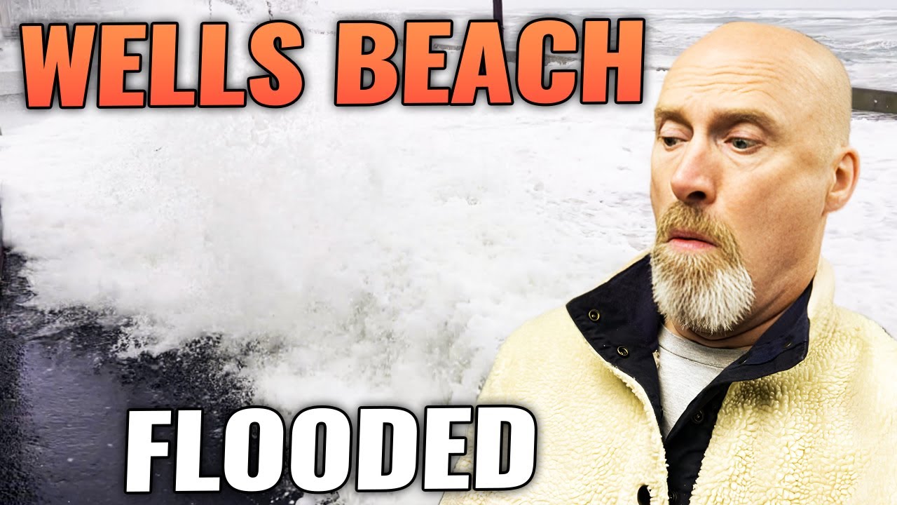 Wells Beach Maine Flooding 12-18-2023 | Wells Beach Homes Flooded ...