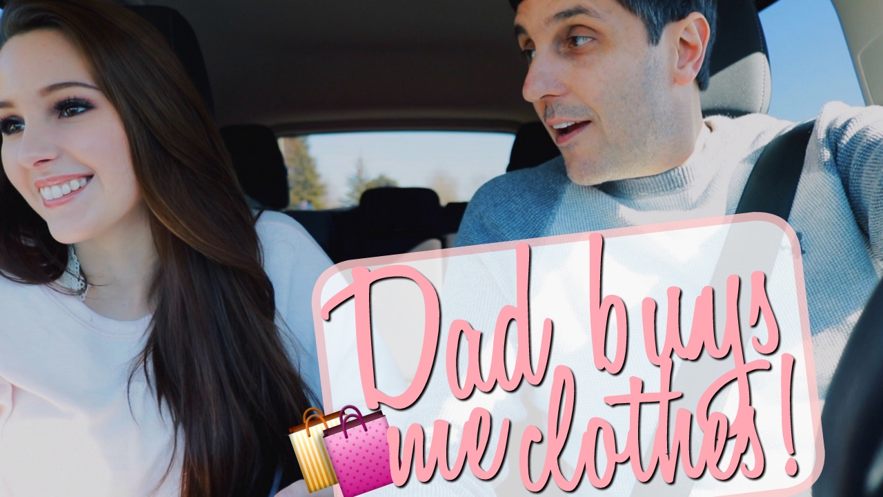 MY DAD GOES SHOPPING FOR ME! - YouTube