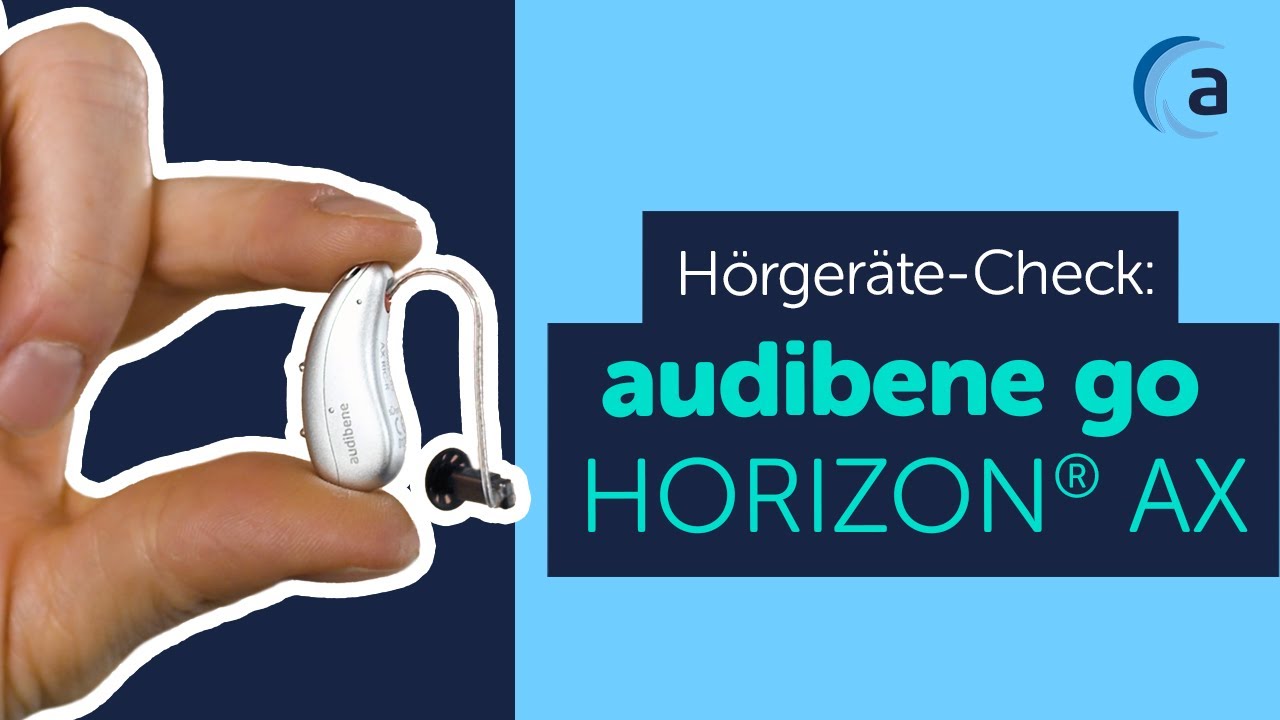 Hörgeräte-Check 2023: audibene go HORIZON® AX Akku-Hörgerät - YouTube