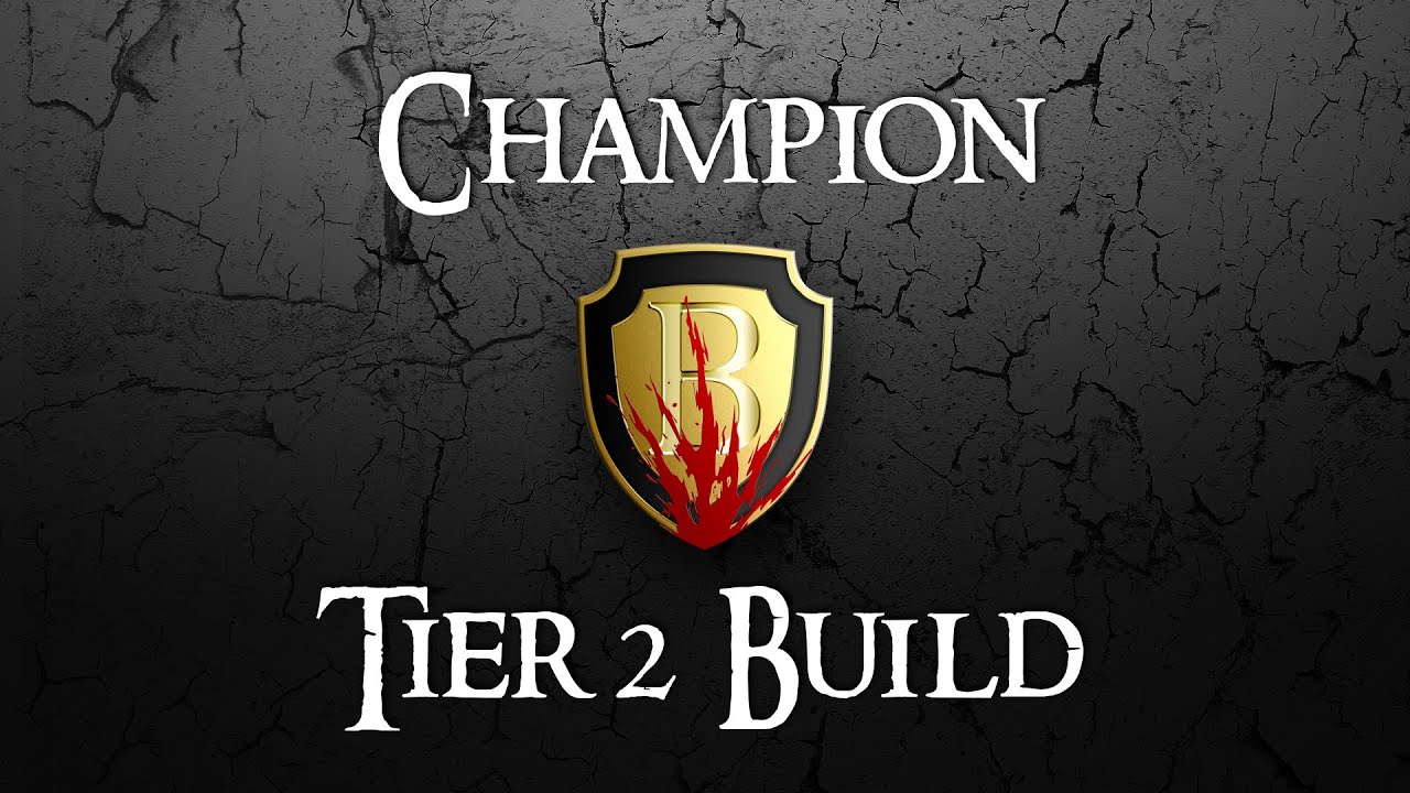 LOTRO | Tier 2 Champion Build | Update 18.2.4 - YouTube