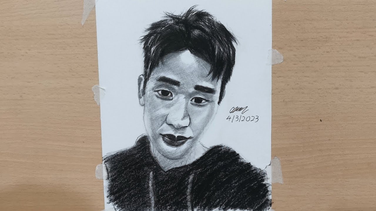 绘画 周興哲 Drawing Eric Chou | 郑振宏 Tee Zhen Hong - YouTube