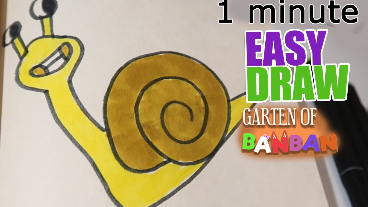 How to DRAW slow SELINE from Garten of Banban very FAST - YouTube