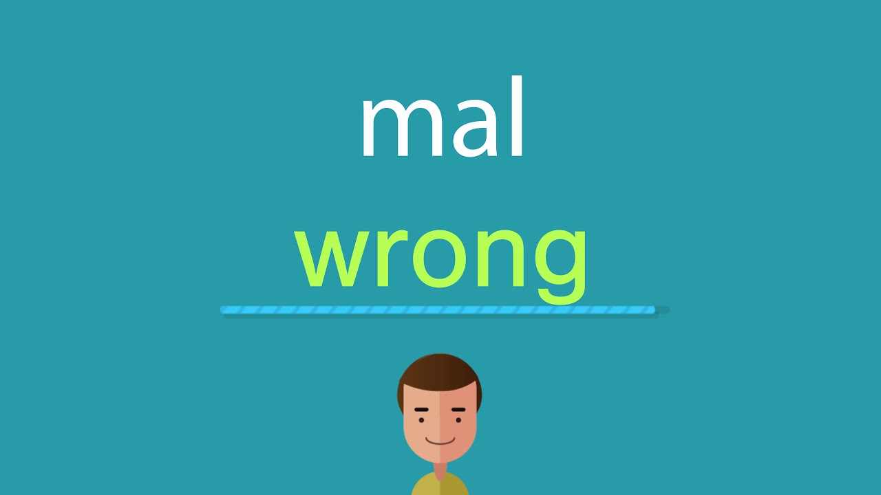Comment dire mal en anglais - YouTube