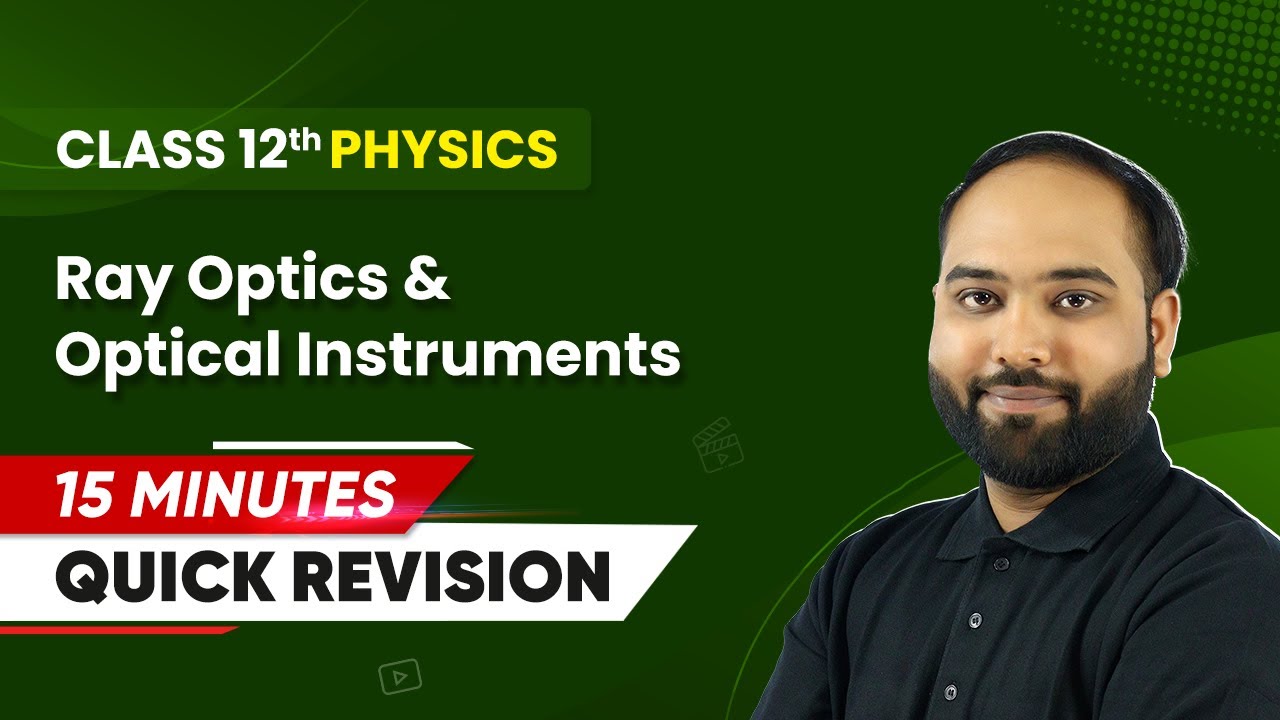15 Minutes Masterclass: Quick Revision of Ray Optics and Optical ...