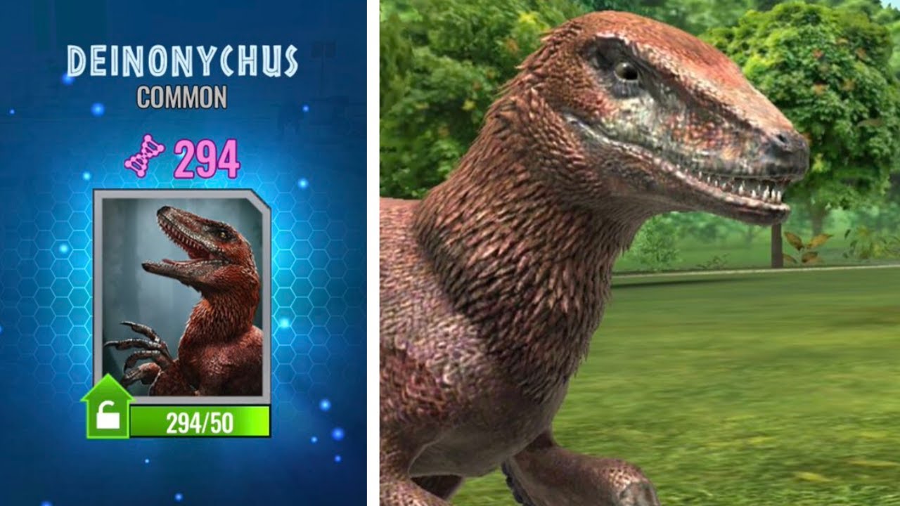 Deinonychus Showcase | Jurassic World Alive - YouTube