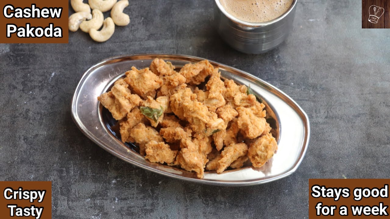 Cashew pakoda recipe | Mundiri pakoda | Munthiri pakoda | முந்திரி ...