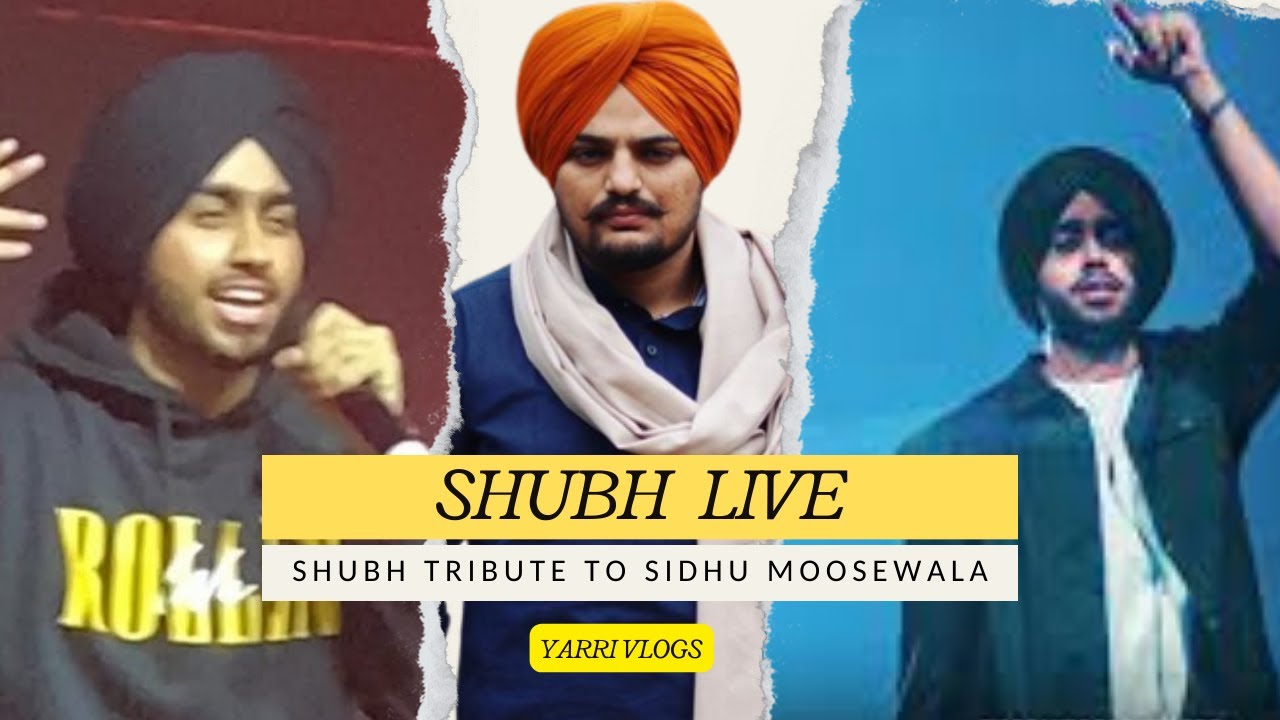 Shubh Live Show || London || Shubh || #shubh Tribute To #sidhumoosewala ...
