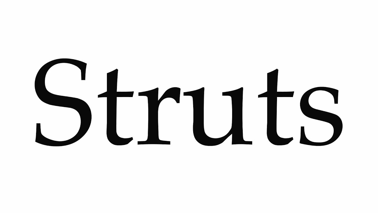 How to Pronounce Struts - YouTube