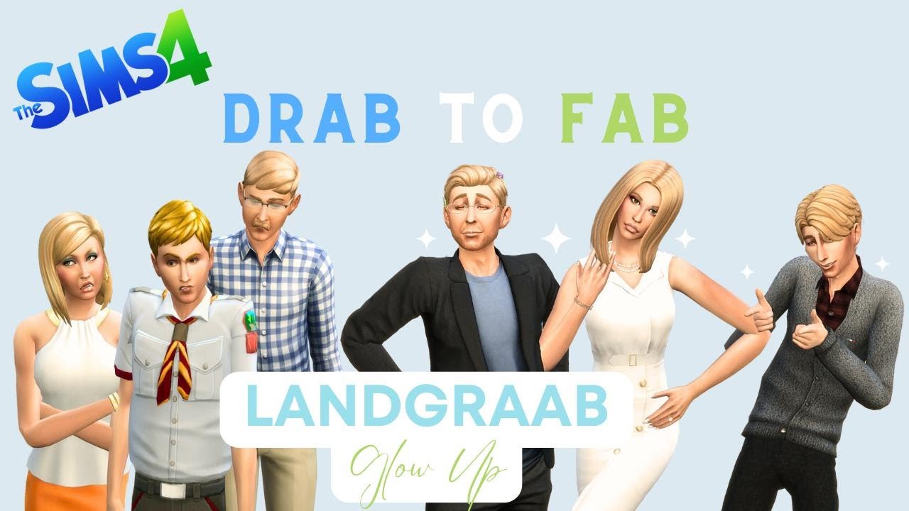 The Landgraab Family Makeover-The Sims 4 CC Glowup - YouTube