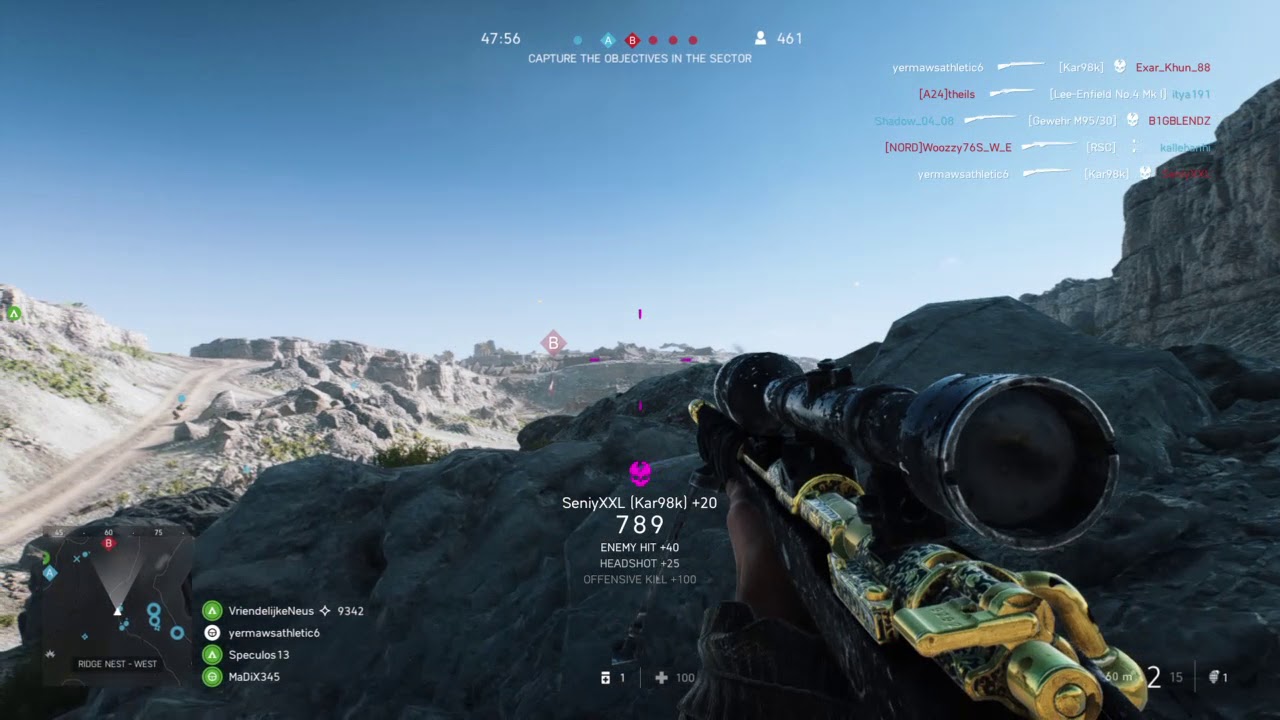 Battlefield™ V. Pilot snipe. - YouTube