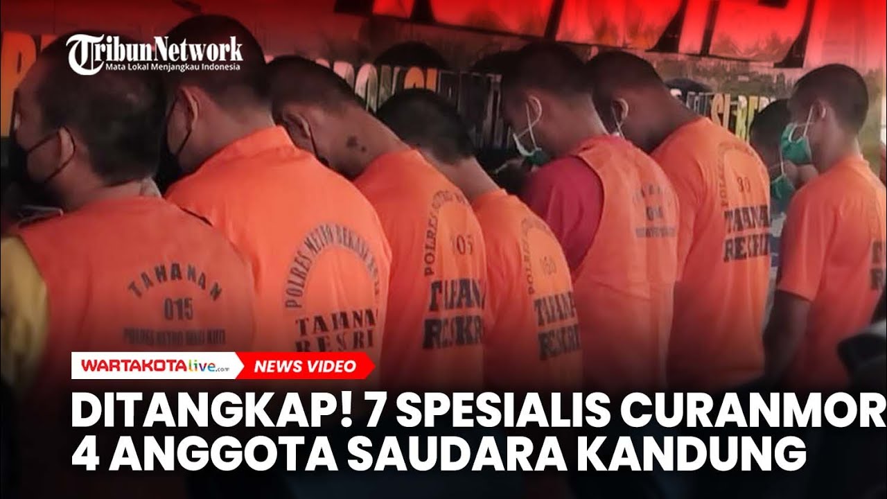 Ditangkap! Tujuh Spesialis Curanmor di Bekasi, Empat Diantaranya ...