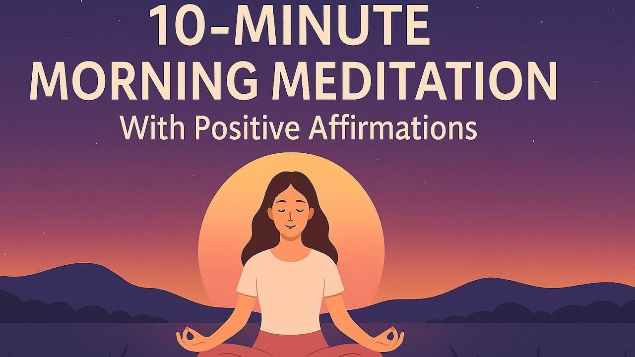 Morning Meditation with Positive Affirmations | Start Your Day Calm ...