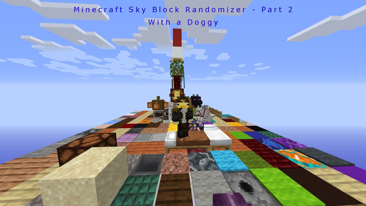 Insane Luck in Minecraft Sky Block Randomizer - Part 2 - YouTube