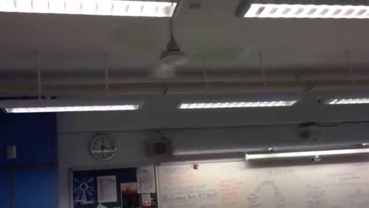 SMC K48 48" industrial/commercial ceiling fans in a classroom in my ...