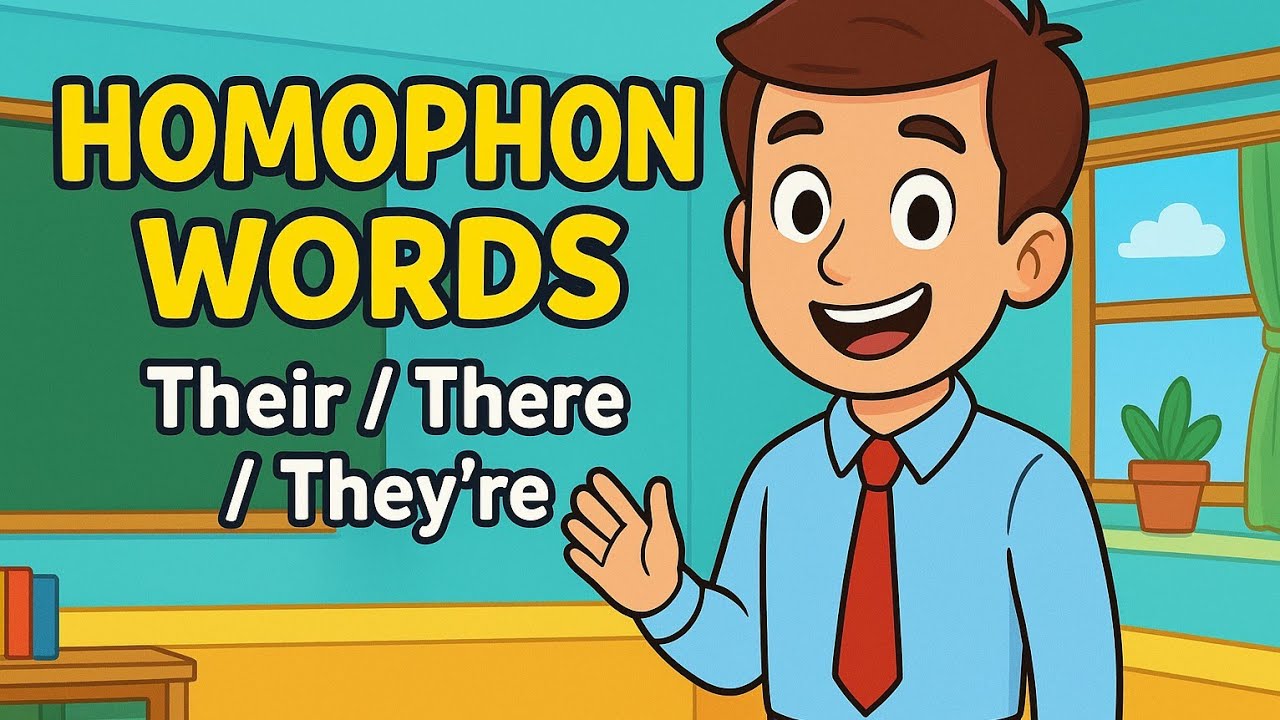Homophones for Kids | Learn English with Fun | Cartoon Champ Kids ...