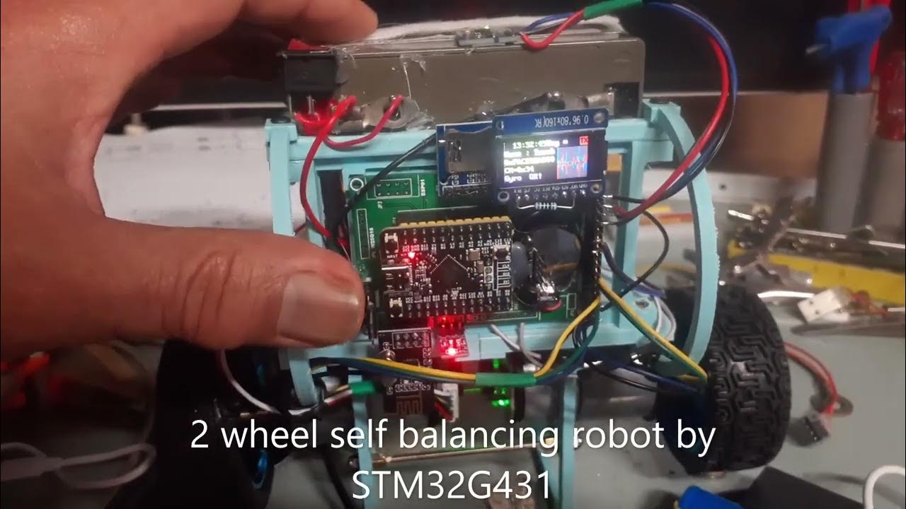2 wheel self balancing robot analyzer - YouTube