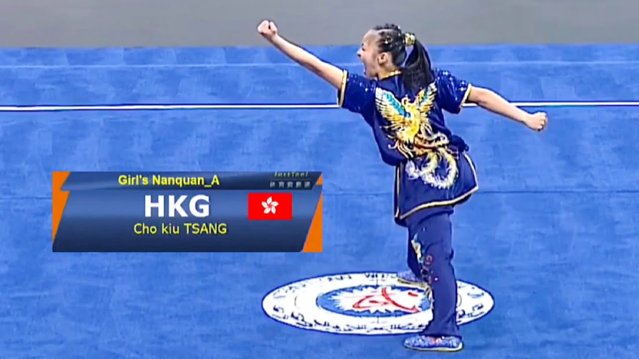 Cho Kiu Tsang 🇭🇰🥉8.76 score (Nanquan A) 11th Junior Asian Wushu Championship 2023 China - YouTube