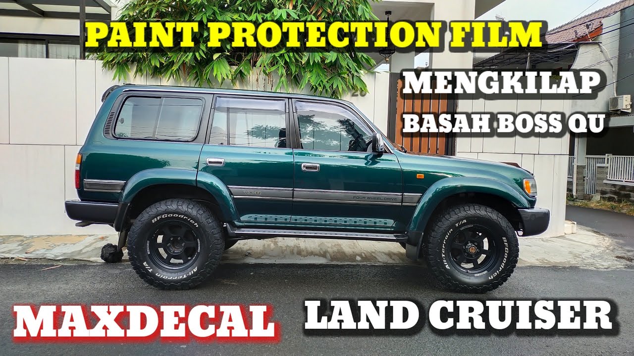 TOYOTA LAND CRUISER PAINT PROTECTION FILM MAXDECAL - YouTube