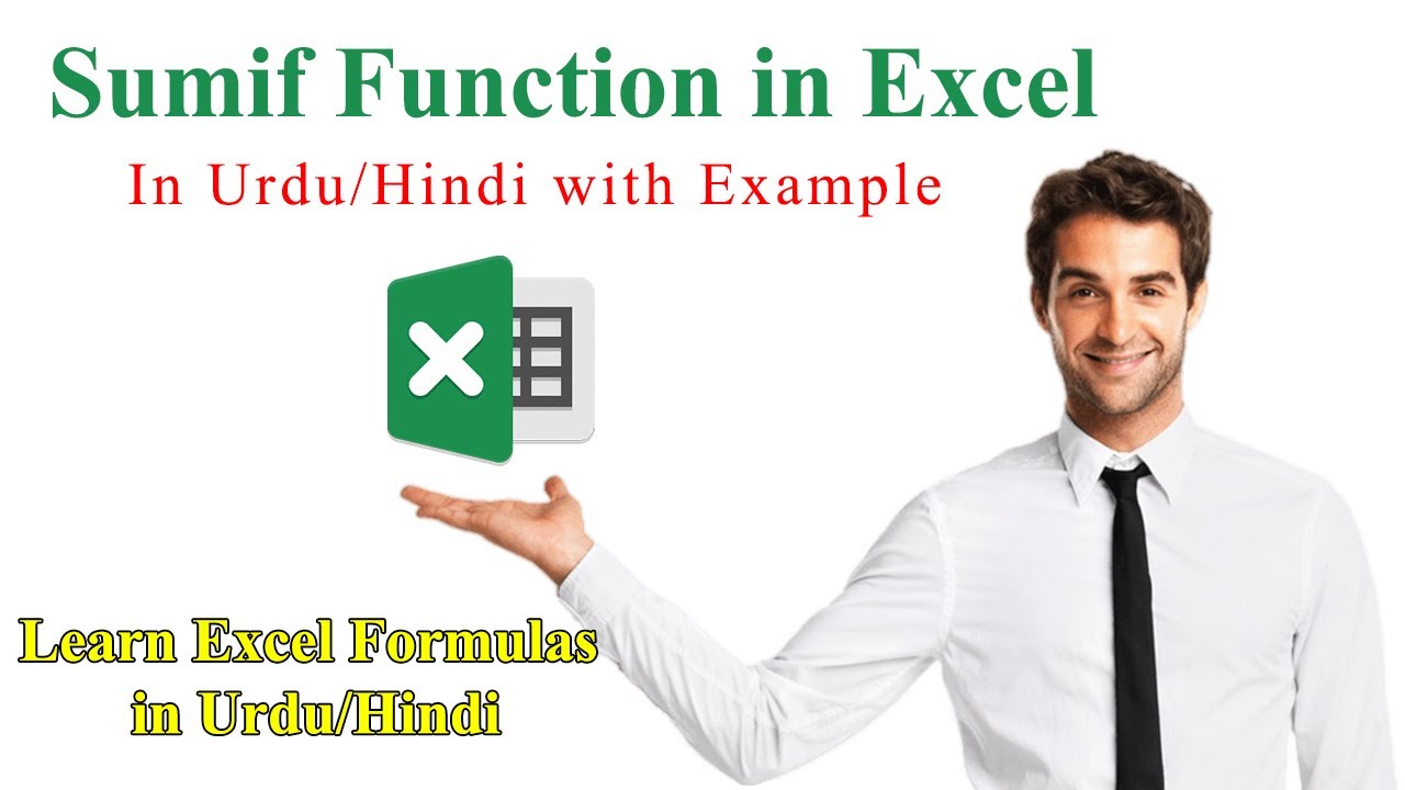Sumif Function In Excel In Urduhindi Explained With Example Youtube