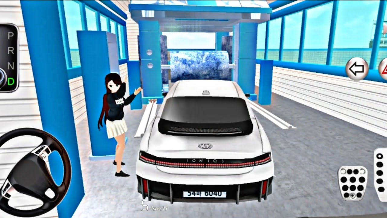 New White Car is ready for parking| 3d driving class simulator 2025 ...