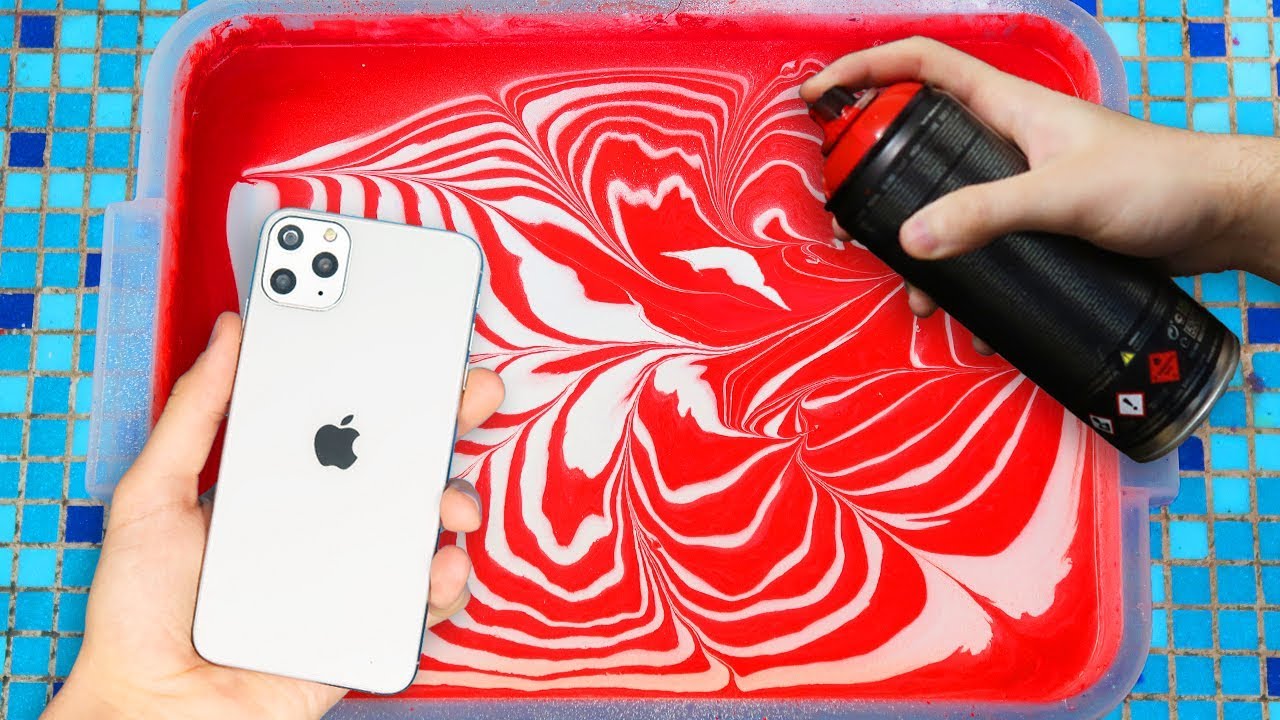 HYDRO Dipping iPhone 11 PRO !! - 2 🎨 - YouTube