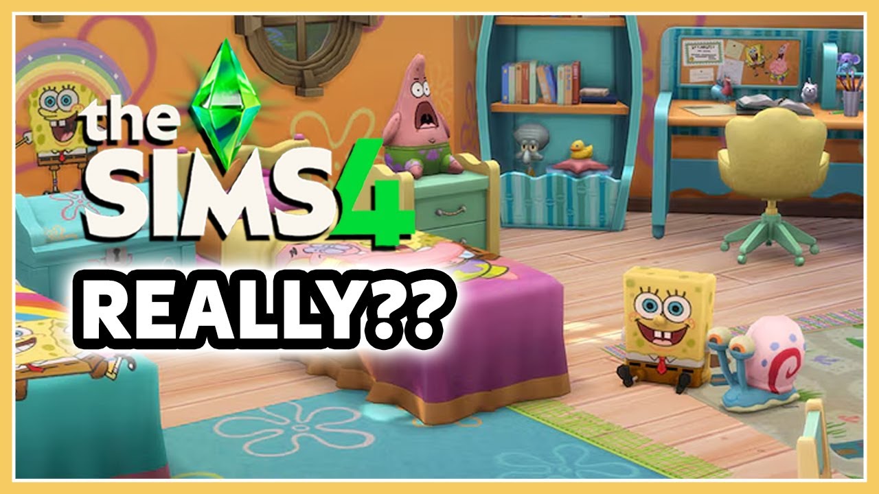 EA is Ragebaiting So Hard...Spongebob in a SIMS Game?! - YouTube