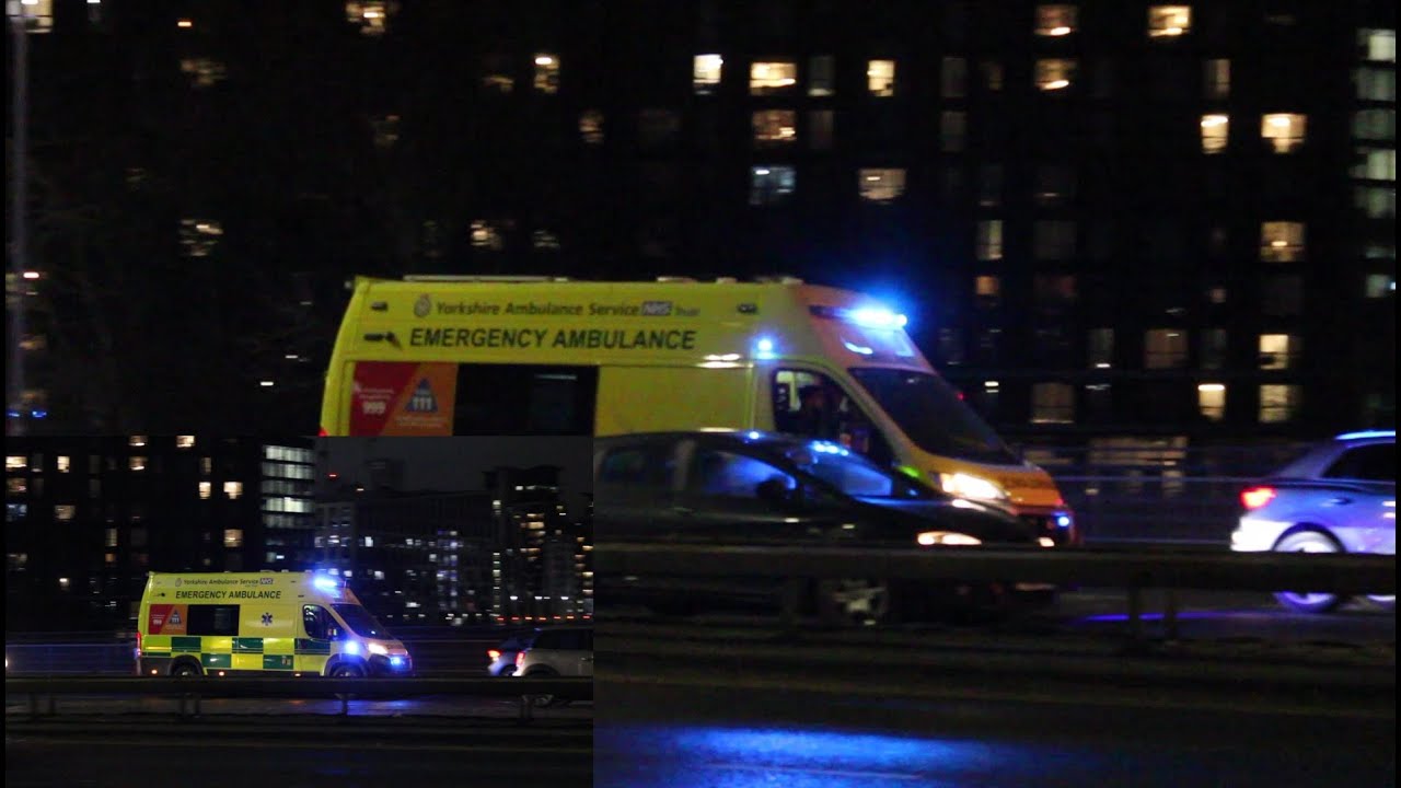 Yorkshire Ambulance Service Responding to 999 Call 2x in Leeds - YouTube