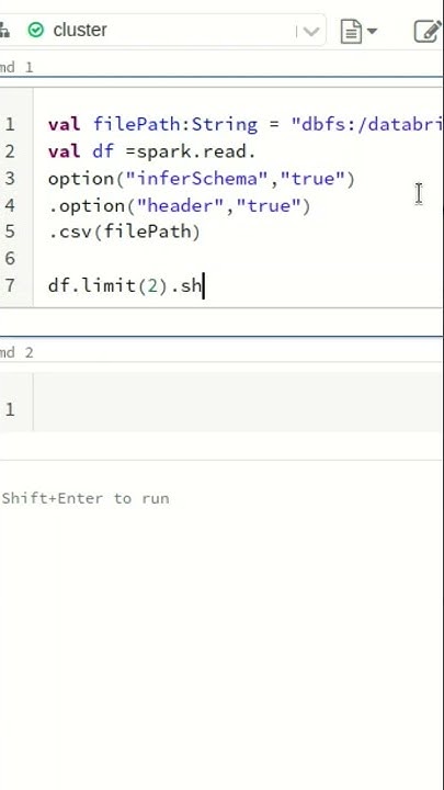 create spark dataframe from CSV. #apachespark - YouTube