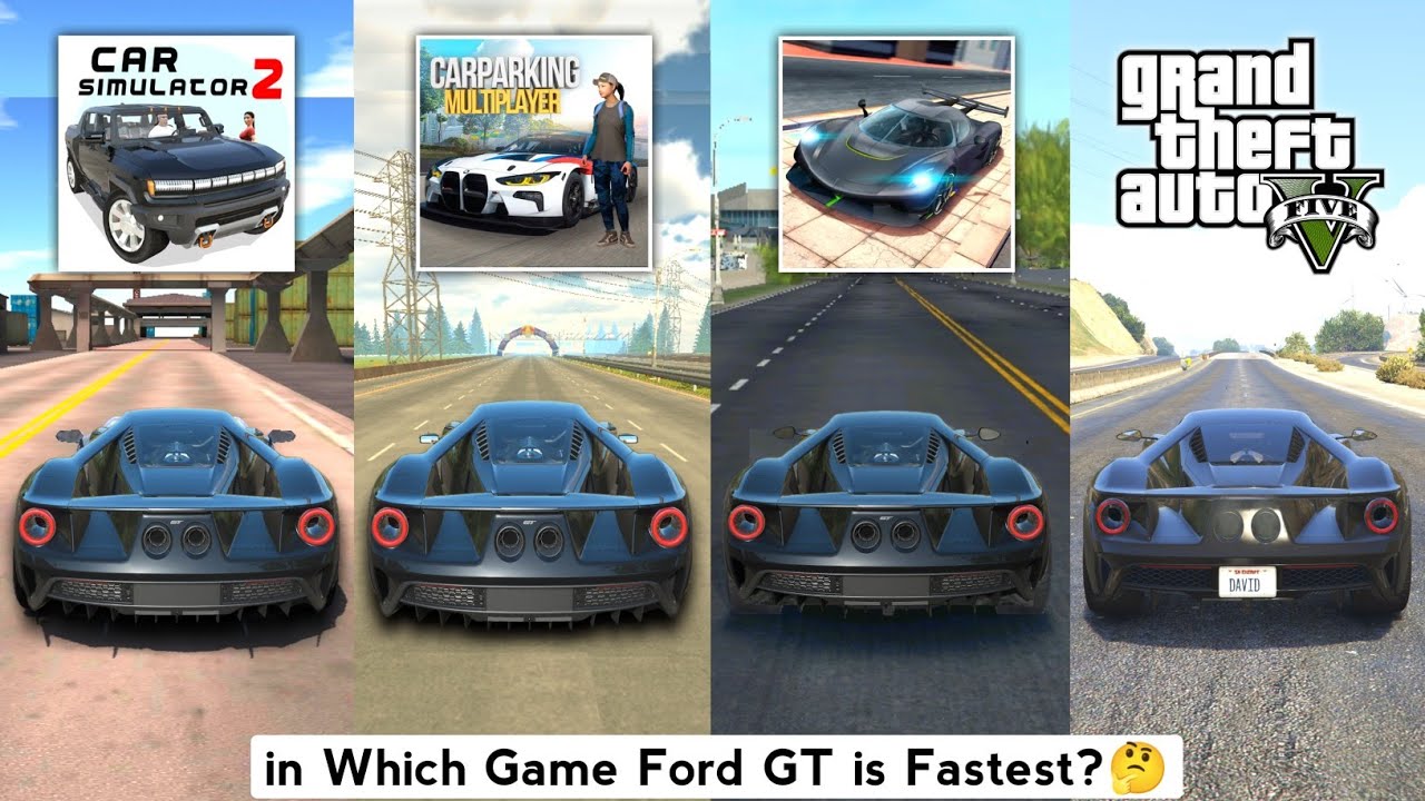 Ford GT Top Speed in Extreme Car Driving Simulator, Car Simulator 2 ...