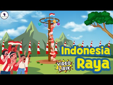 Indonesia Raya - Lagu Kebangsaan Indonesia (Video Lirik) Song of Kids