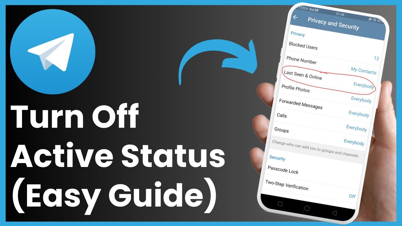 Telegram Active Status Off ! - YouTube
