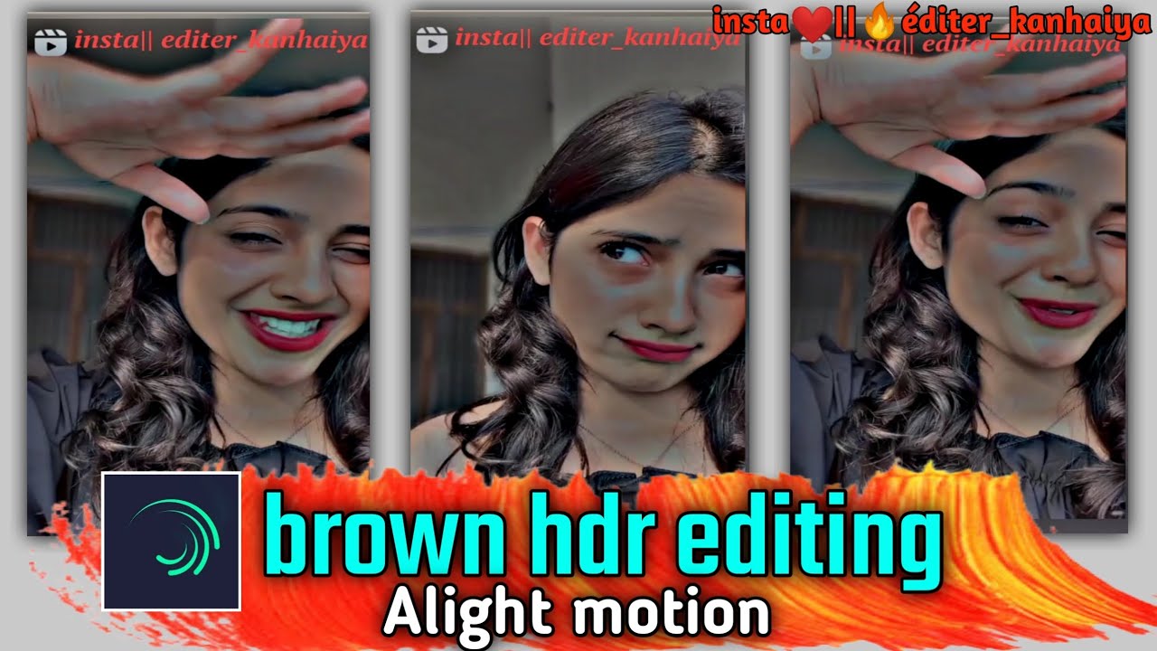 😍alight motion new tranding effect video editing | hdr brown effect ...
