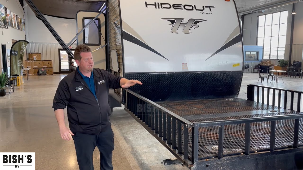 2018 Keystone Hideout 21 THWE Toy Hauler Travel Trailer • Bishs.com ...