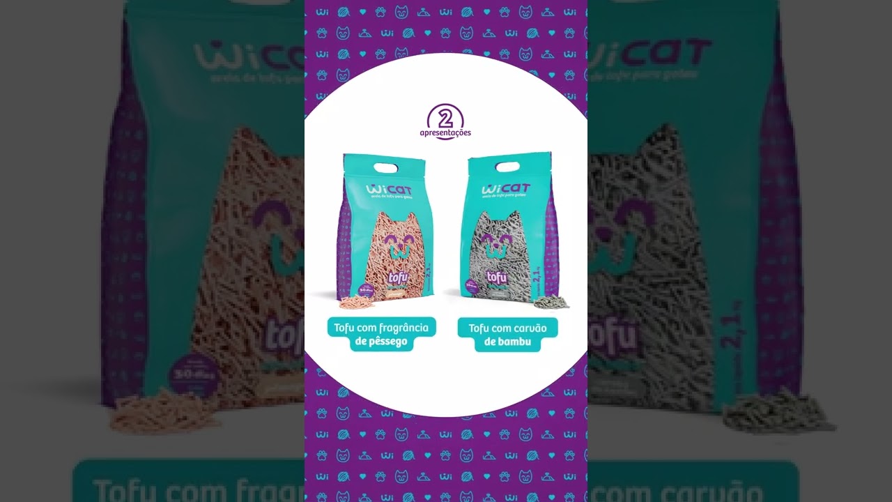 Wicat - Areia de Tofu para Gatos! - YouTube
