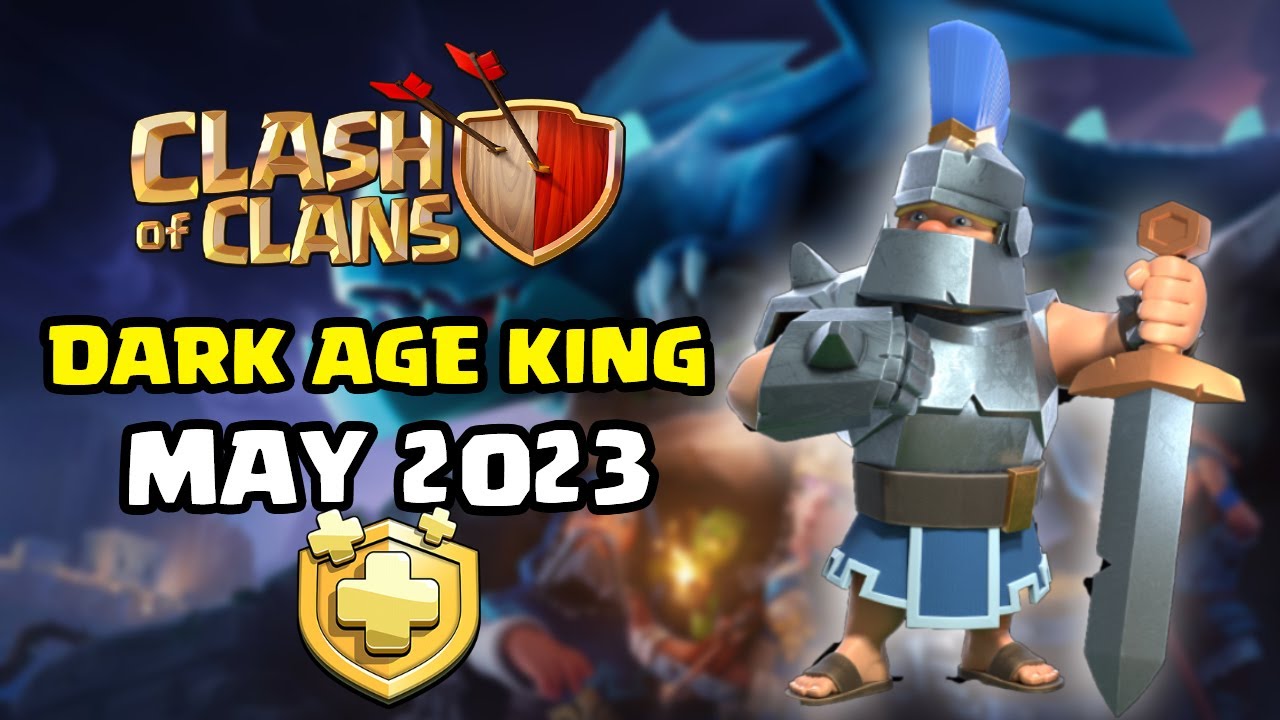 Upcoming May 2023 Gold pass Skin & Scenery in Coc - DARK AGE KING Skin ...