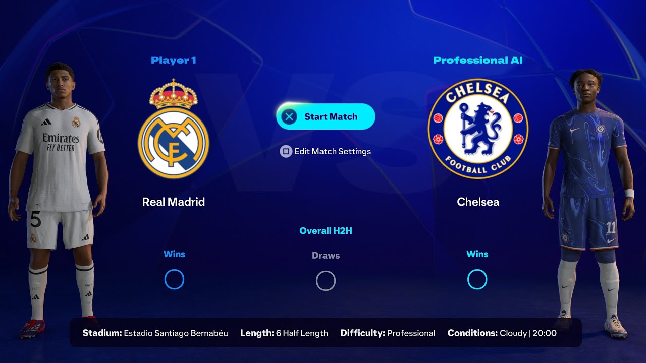 PS5™️REAL MADRID VS CHELSEA | UCL STAGE🔥| 4K 60FPS - YouTube