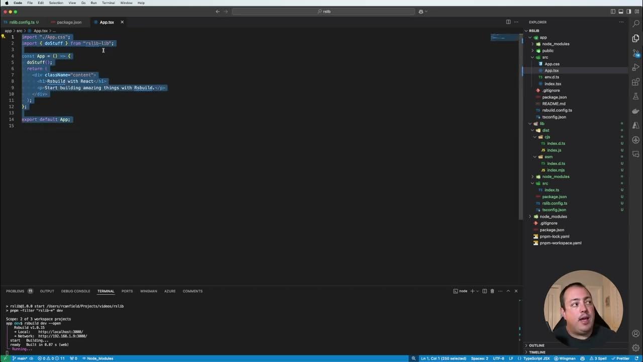 Rslib - Federating npm packages - YouTube