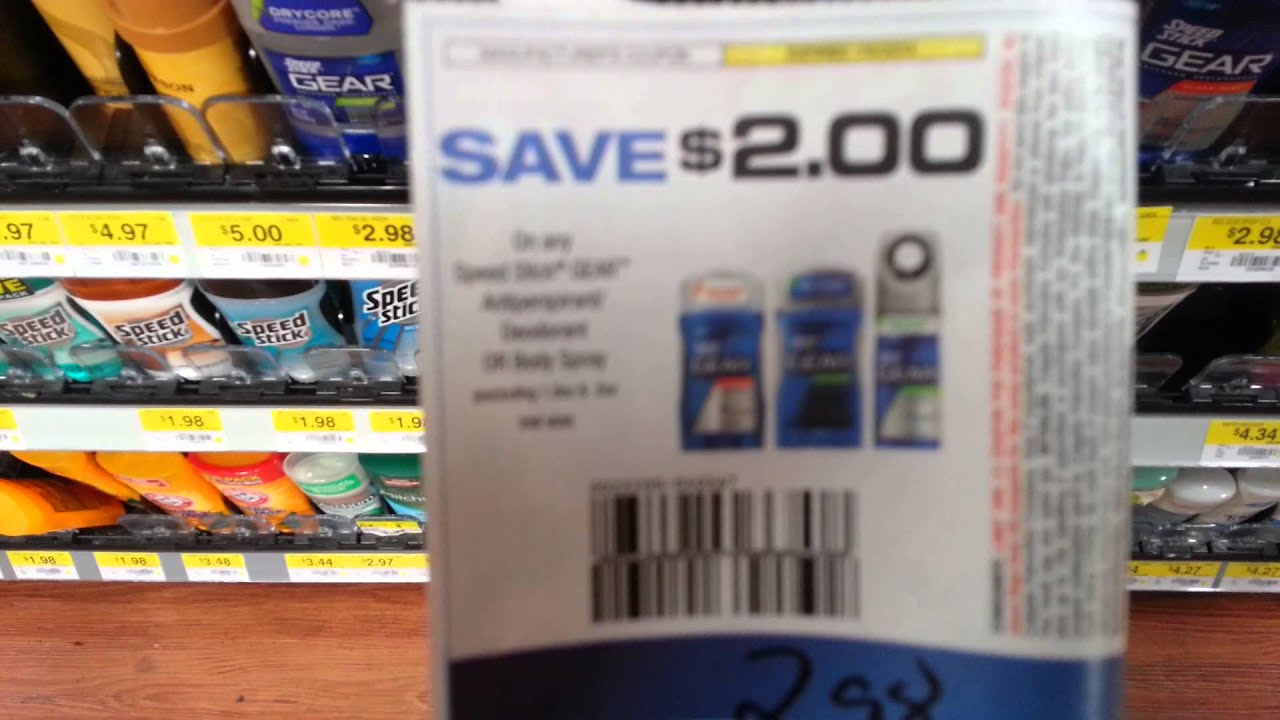 Speed Stick Gear Deodorant just $.98 at Walmart! - YouTube